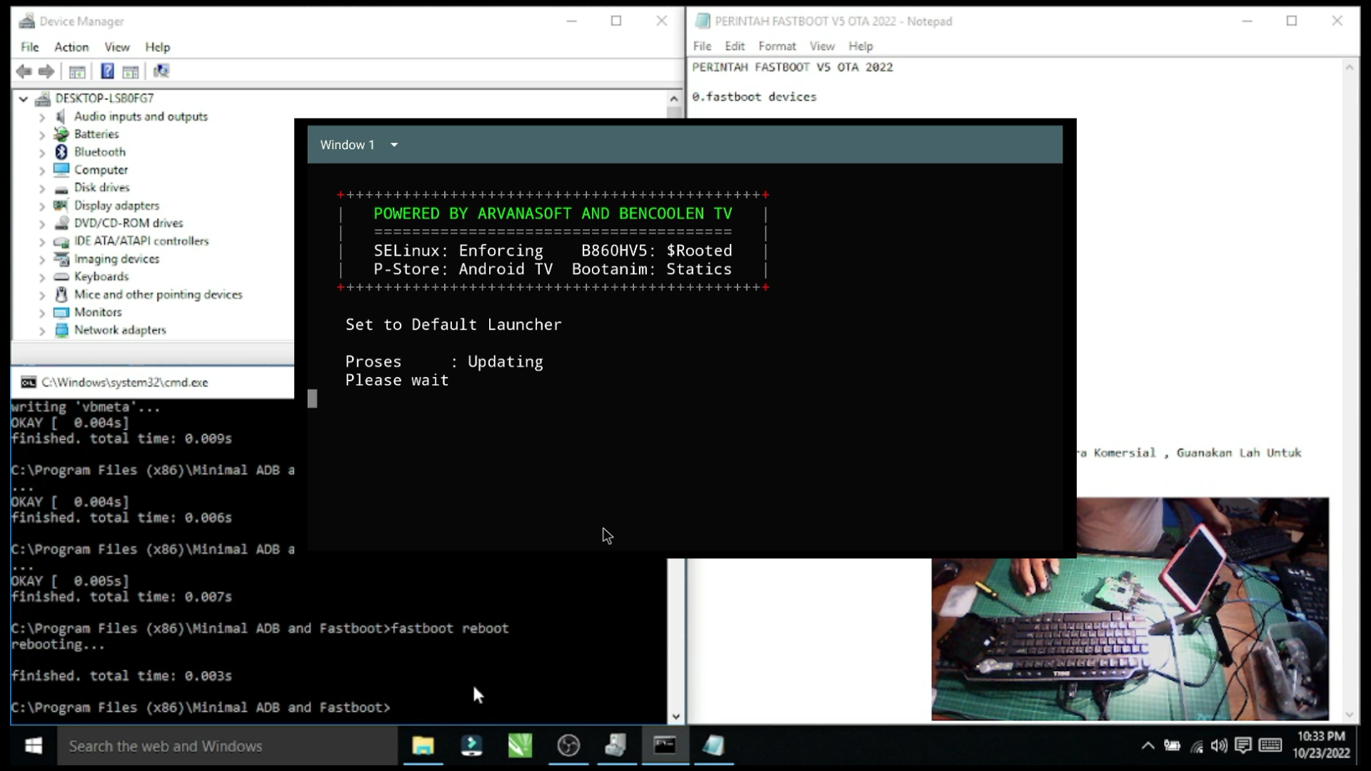 FLASH STB B860H V5 update ota juli 2022 Dengan FW RealunixPro