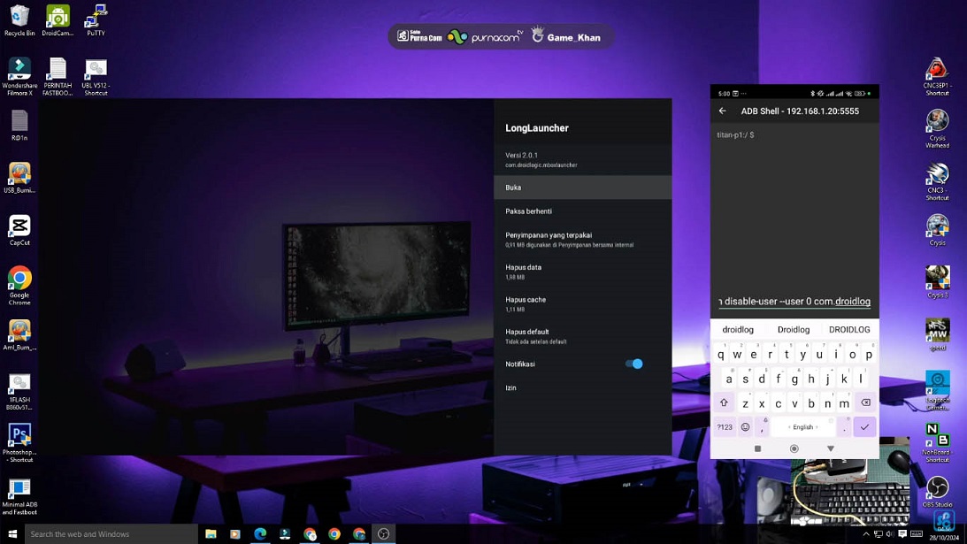 Cara enable atau Disable aplikasi bawaan STB