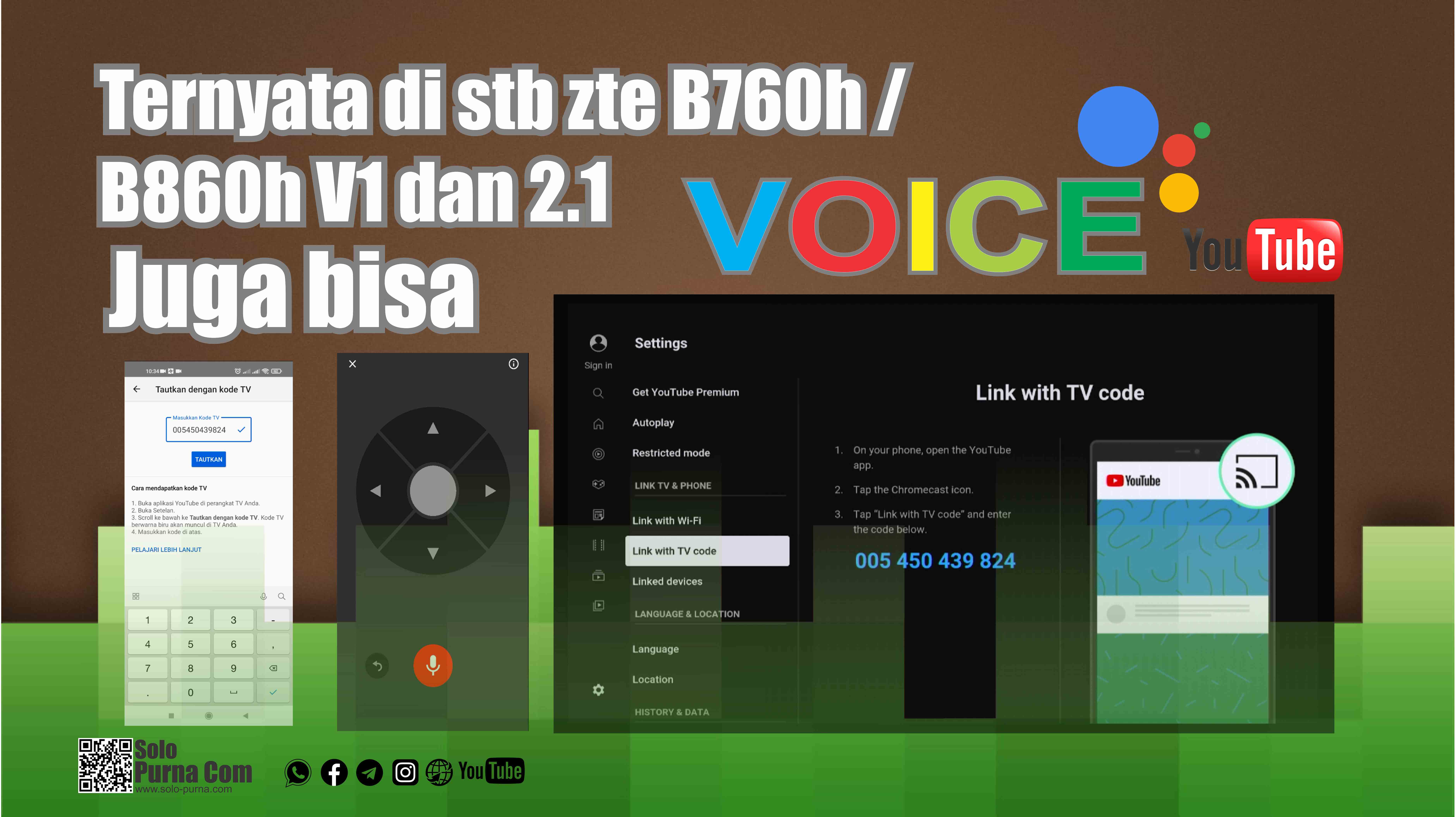 Cara Voice note di stb ZTE b860h v2 1 v1 dan stb b760h